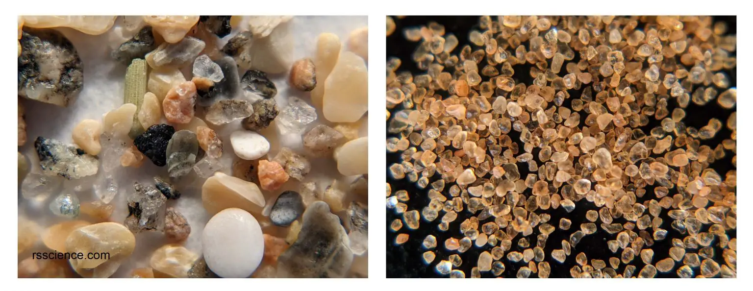 Sand Under a Microscope - Rs' Science