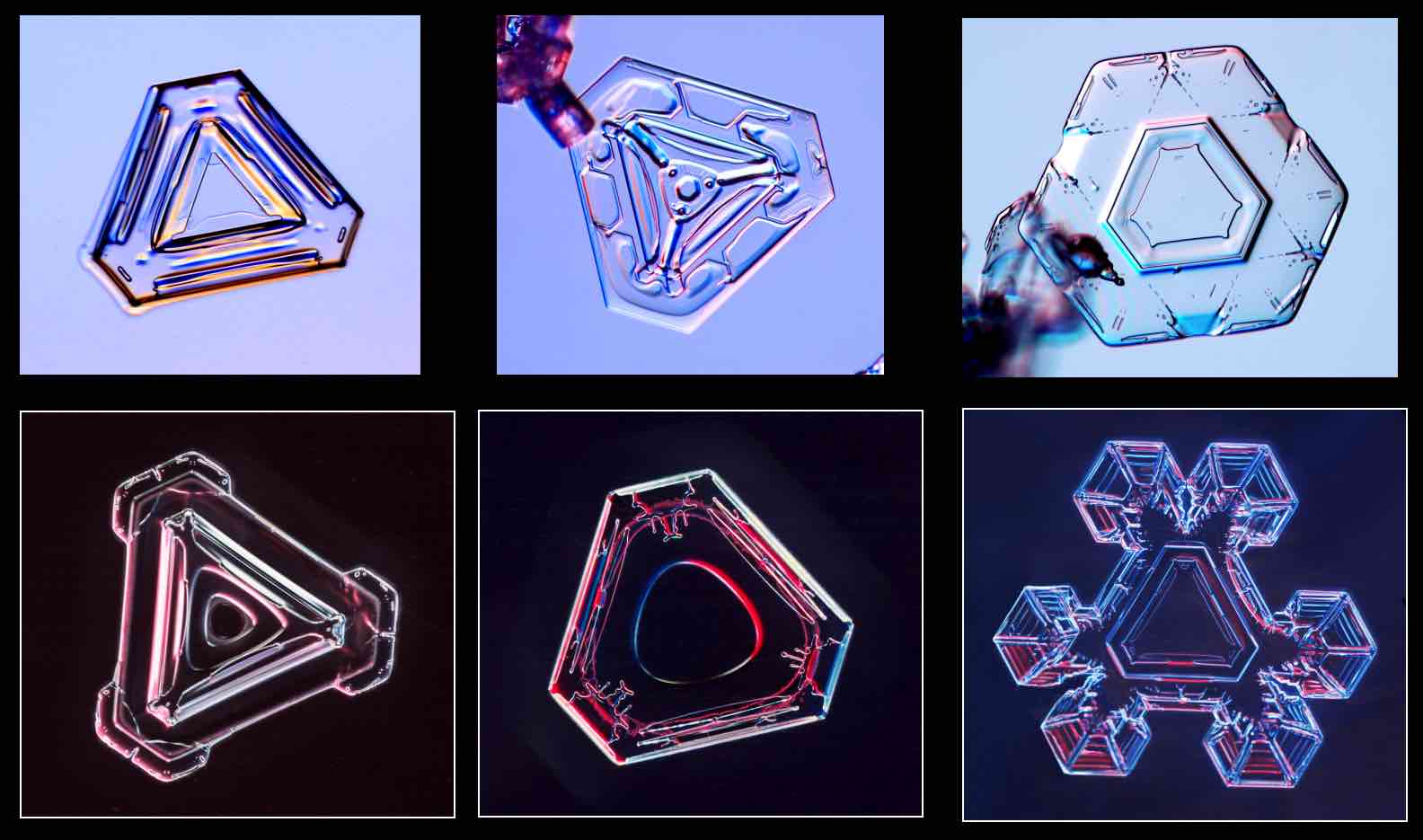 Look at snowflakes under the microscope - Rs' Science